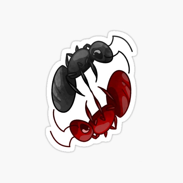 "The circle of ants" Sticker for Sale by Sowrhen-animals | Redbubble