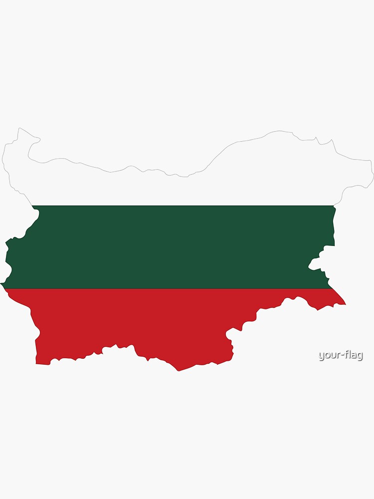 "Bulgaria flag" Sticker for Sale by your-flag | Redbubble