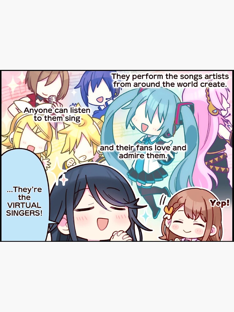 "#31 Virtual Singers" Sticker for Sale by mizuena | Redbubble