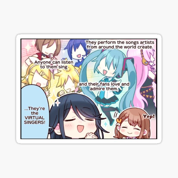 "#31 Virtual Singers" Sticker for Sale by mizuena | Redbubble