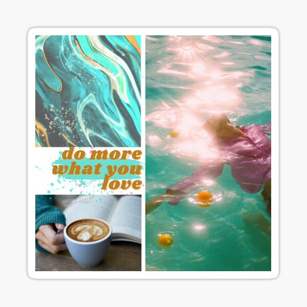 "do more what you love" Sticker for Sale by Patopp | Redbubble