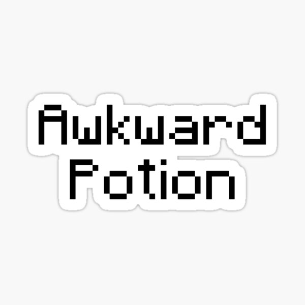 "Awkward Potion" Sticker for Sale by Ohana-Community | Redbubble