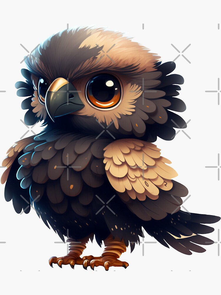 "Chibi Eagle" Sticker for Sale by Jokel-art | Redbubble