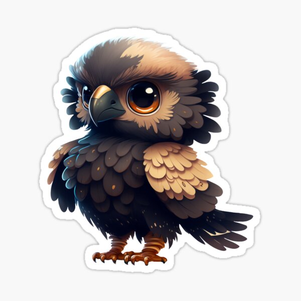 "Chibi Eagle" Sticker for Sale by Jokel-art | Redbubble