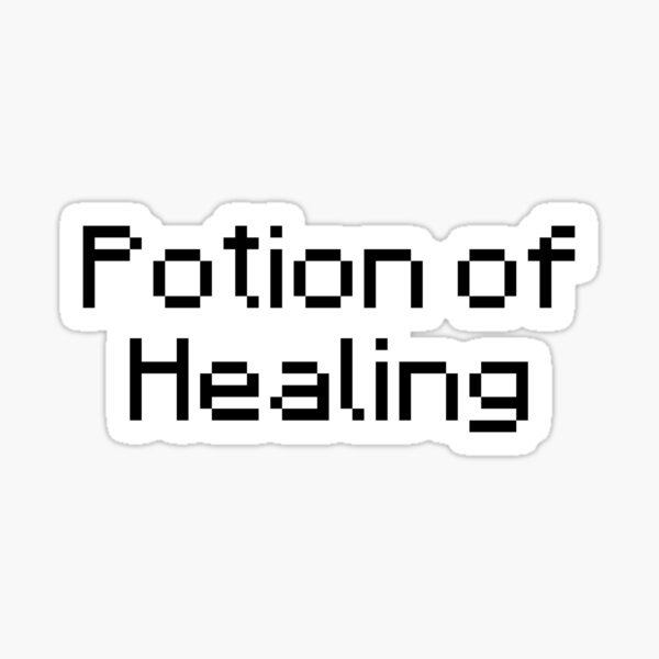 "Potion of Healing" Sticker for Sale by Ohana-Community | Redbubble