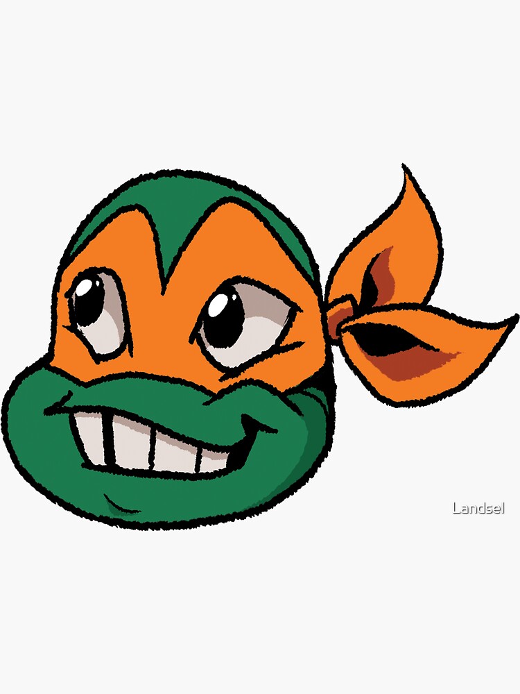 "Mikey Head" Sticker for Sale by Landsel | Redbubble