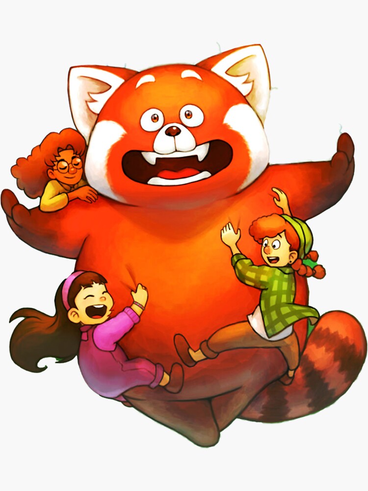 "turning red - Turning Red - Happy birthday turning red " Sticker for ...