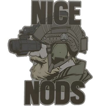 "Nice NODs" Sticker for Sale by 6.5x55 Swede | Redbubble