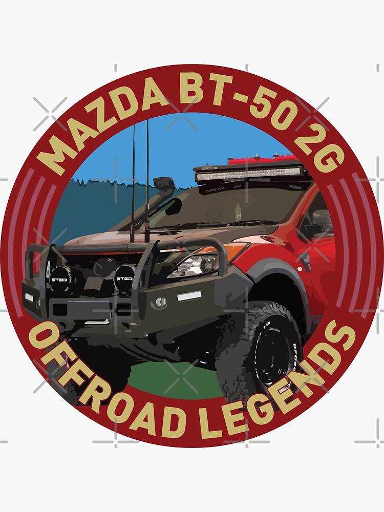 "4x4 Offroad Legends: Mazda BT-50 2nd Generation" Sticker for Sale by ...