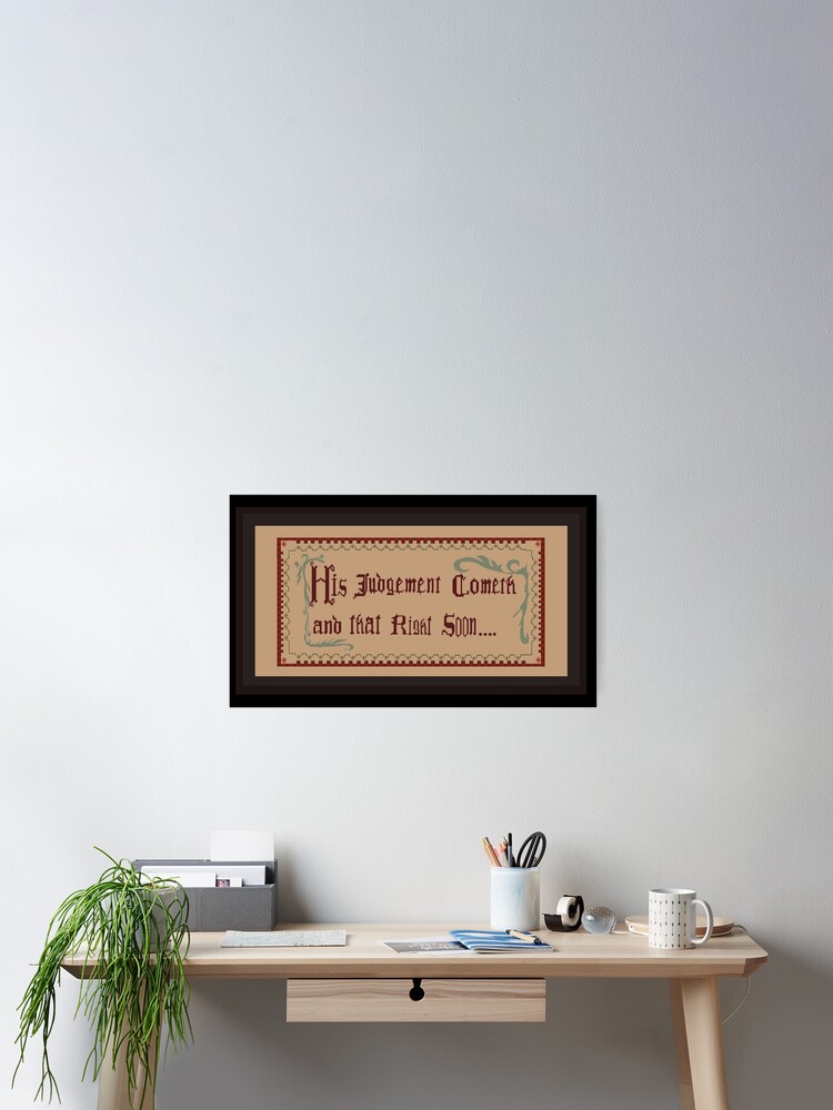 "the shawshank redemption wardens sign" Poster for Sale by Soulfate ...
