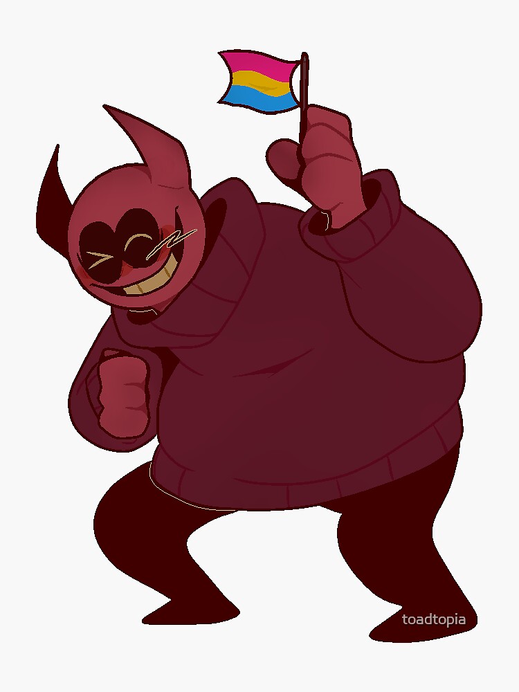 "bob velseb pride - pansexual" Sticker for Sale by toadtopia | Redbubble