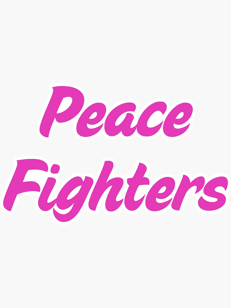 "Peace Fighters" Sticker for Sale by Ohana-Community | Redbubble