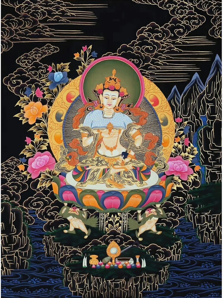 "Dorje Sempa Thangka Vajrasattva Buddhist Art" Poster for Sale by ...