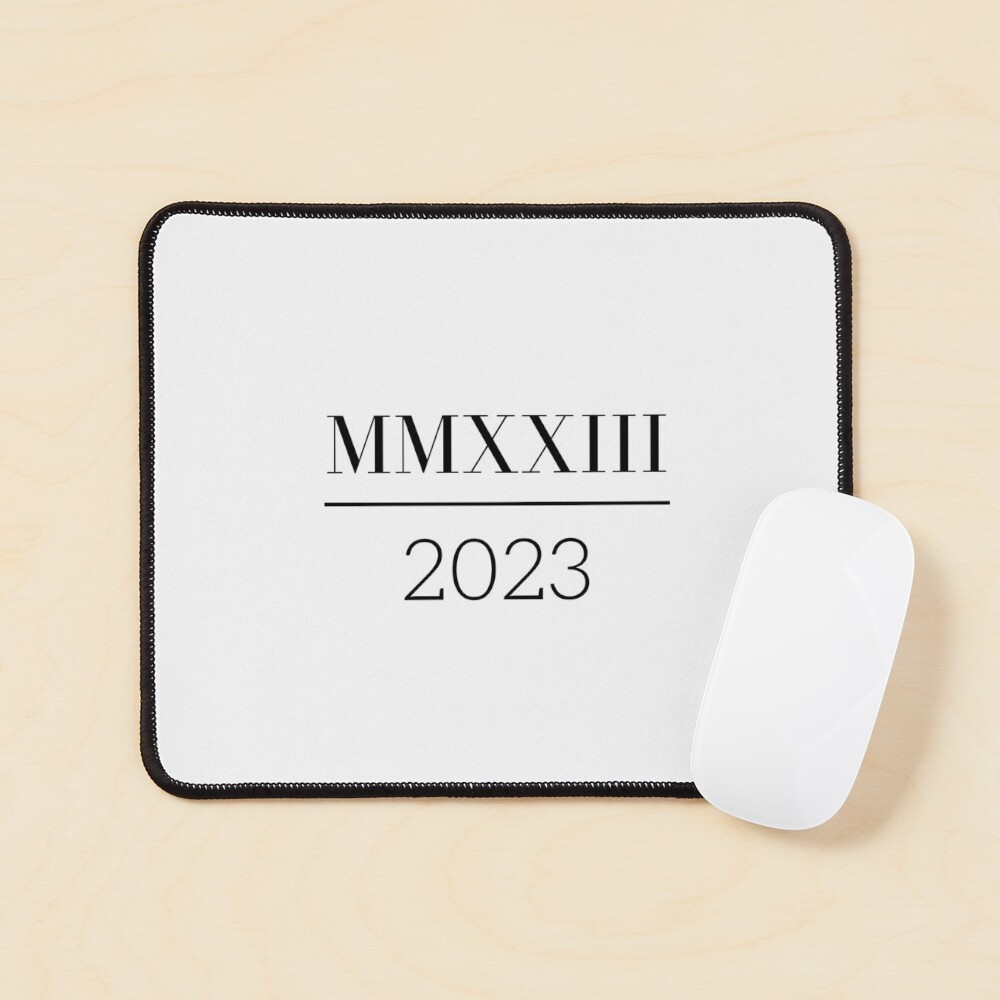 "Roman Numerals 2023 MMXXIII Numbers" Poster for Sale by ...