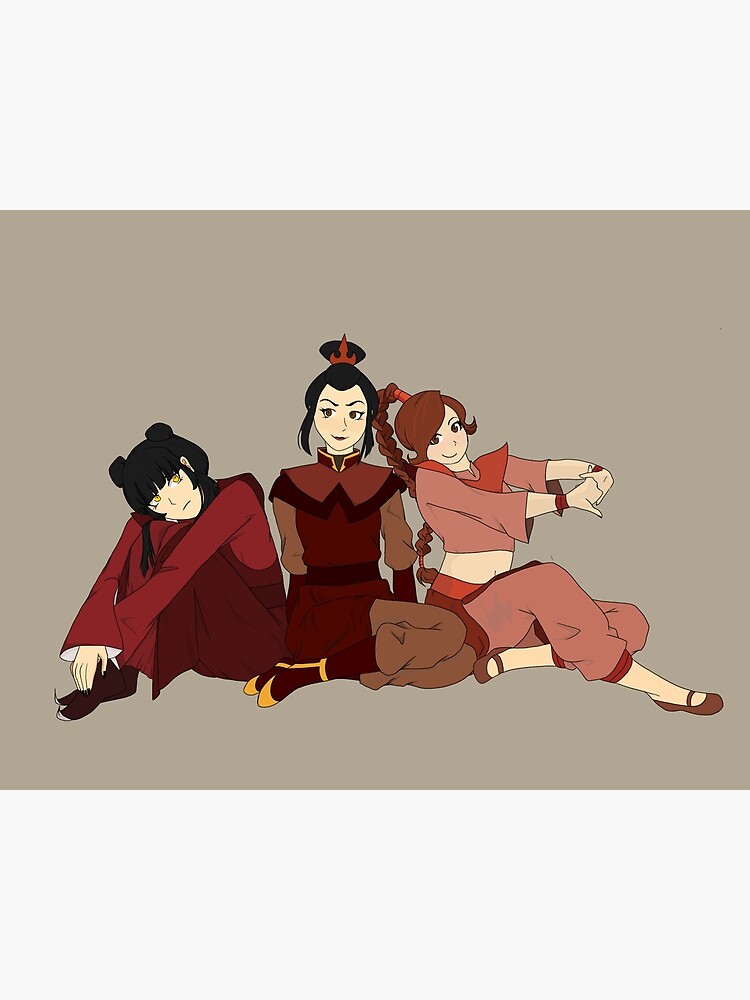 "Avatar The Last Airbender Fire Nation Girls" Art Print for Sale by ...