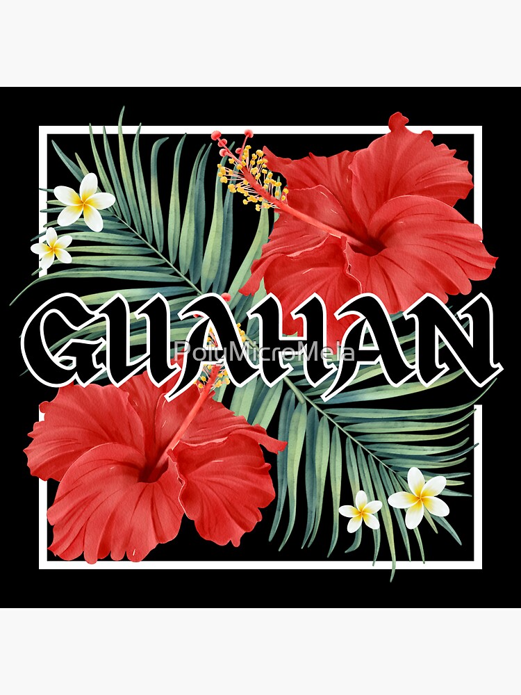"GUAHAN" Sticker for Sale by PolyMicroMela | Redbubble