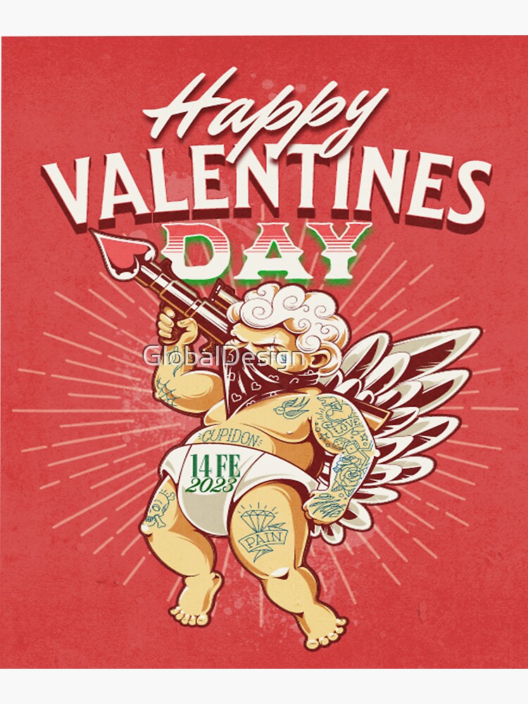 "14th February 2023, valentine day 2023" Sticker for Sale by ...