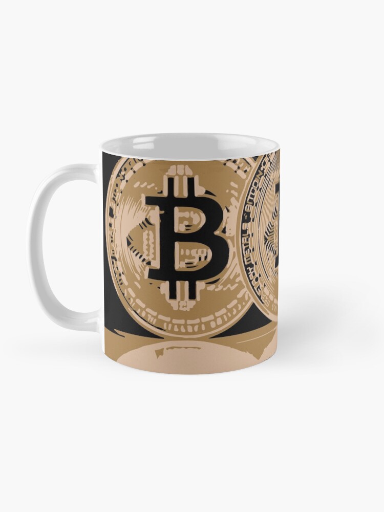 "Bitcoin Logo Symbol Design Art Icon" Coffee Mug for Sale by ...