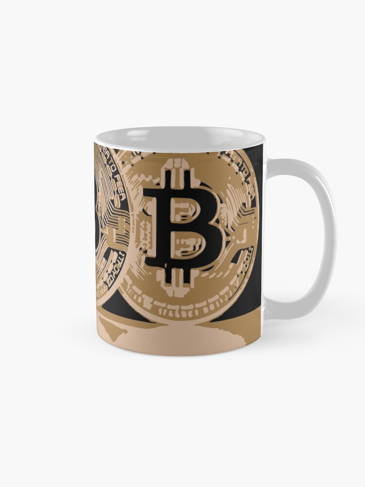 "Bitcoin Logo Symbol Design Art Icon" Coffee Mug for Sale by ...