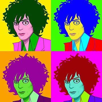 "Pop Art - Syd Barrett - Four-in One" Sticker for Sale by votzbo ...