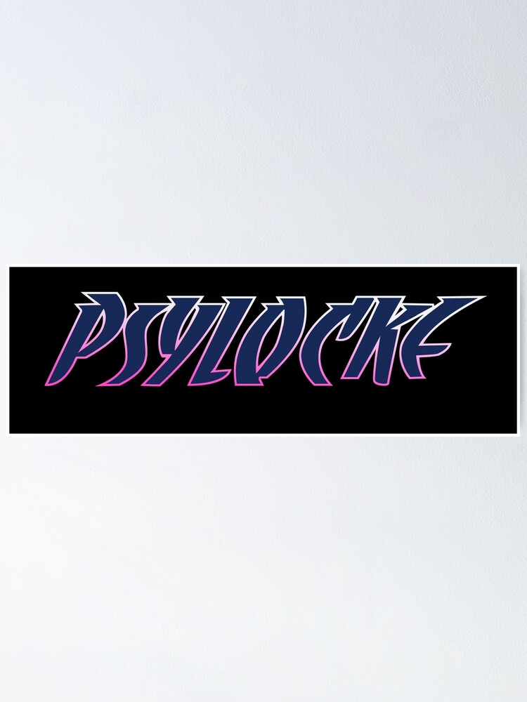 "Psylocke's Logo" Poster for Sale by JamesCMarshall | Redbubble
