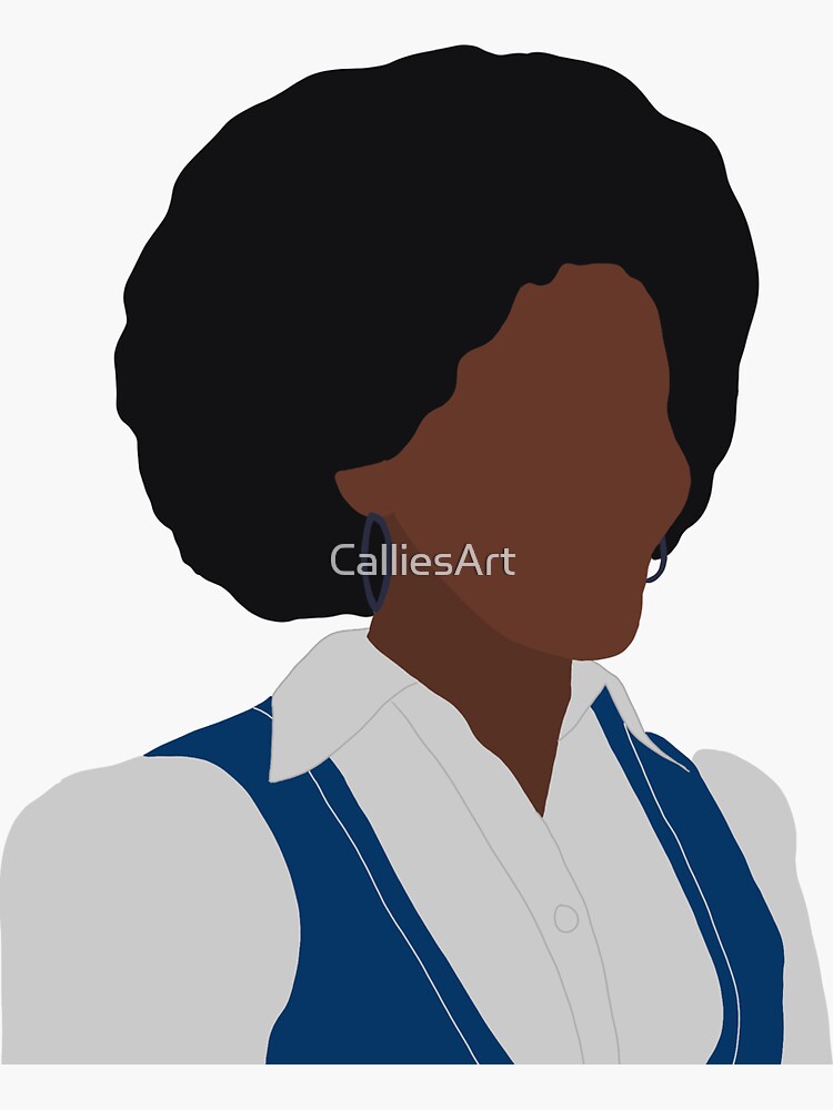 "70s Monica" Sticker for Sale by CalliesArt | Redbubble