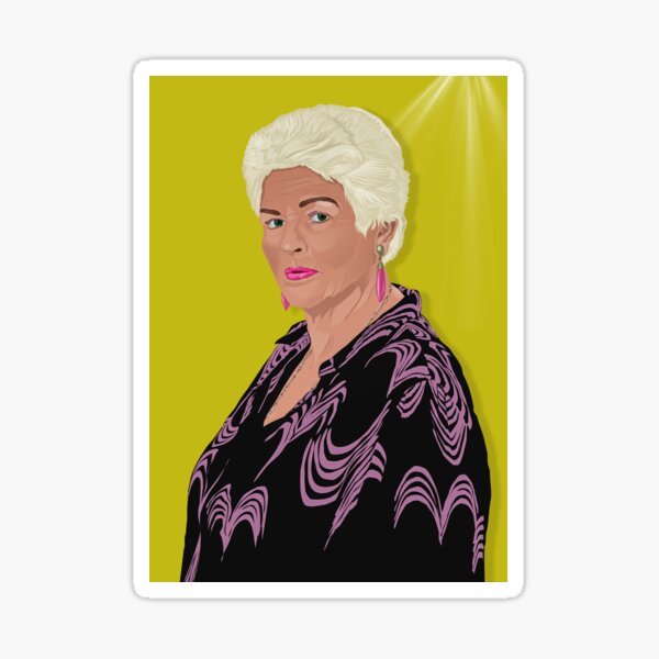 "Pat Butcher" Sticker for Sale by ThePosterPop | Redbubble