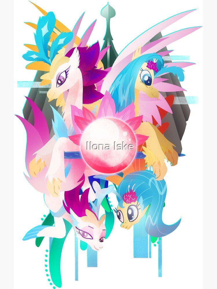 "Princess Skystar and Queen Novo" Magnet by TornadoTwist | Redbubble