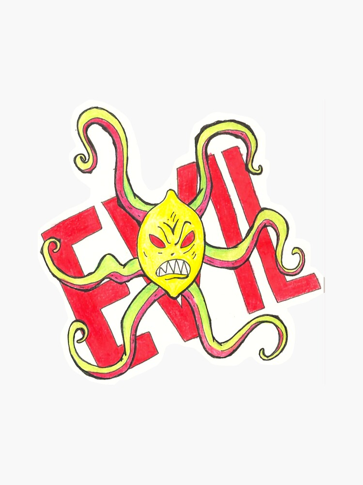 "Every Villain Is Lemons Sticker" Sticker for Sale by altheaaayap ...