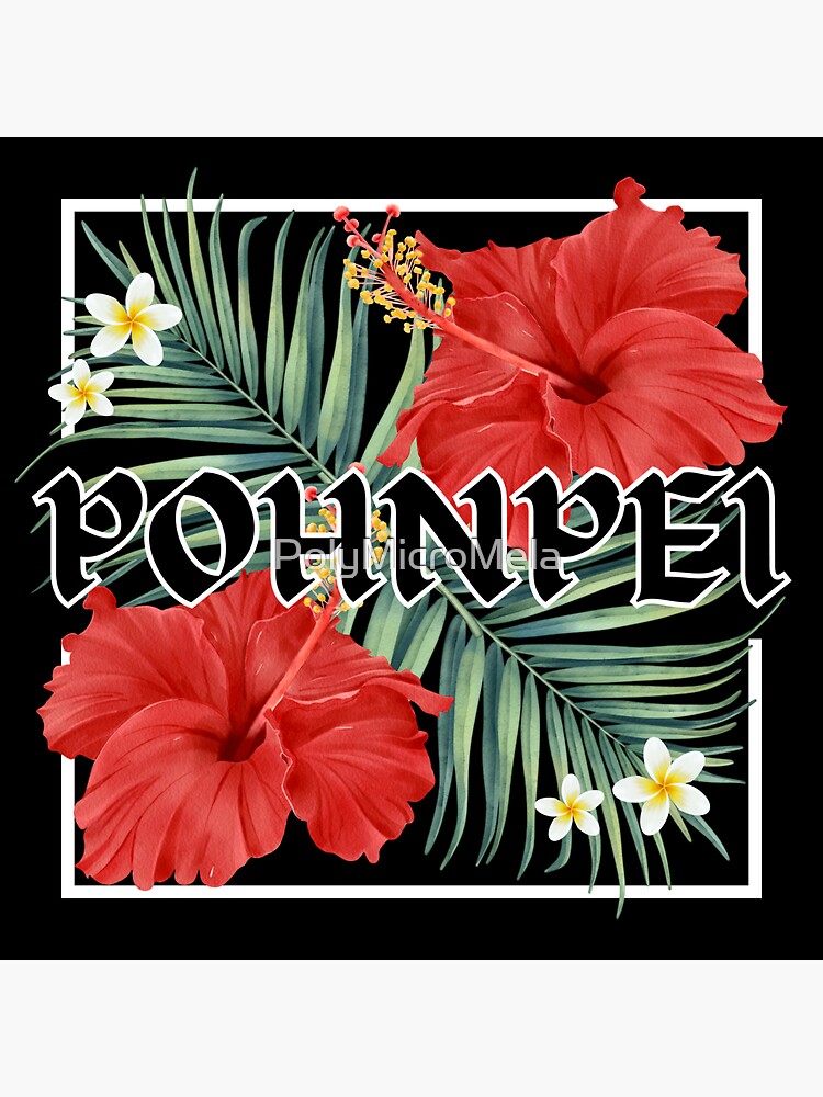 "POHNPEI" Sticker for Sale by PolyMicroMela | Redbubble