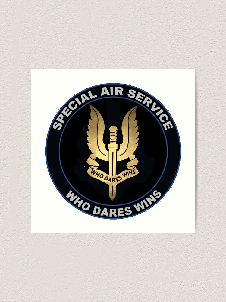 "Special Air Service Logo" Art Print for Sale by Nikki SpaceStuffPlus ...