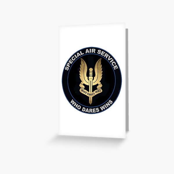 "Special Air Service Logo" Greeting Card by Spacestuffplus | Redbubble