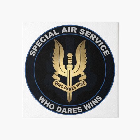 "Special Air Service Logo" Art Board Print for Sale by Spacestuffplus ...