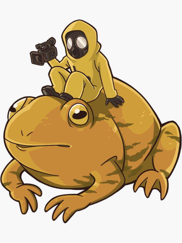 "Hazmat Andy On The Frog " Sticker for Sale by nuproduces3 | Redbubble
