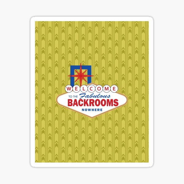 "Las Backrooms Graphic " Sticker for Sale by nuproduces3 | Redbubble