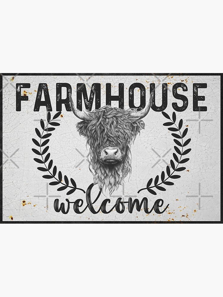 "Rustic Farmhouse Sign - Farmhouse Welcome - Farmhouse Rustic Decor ...
