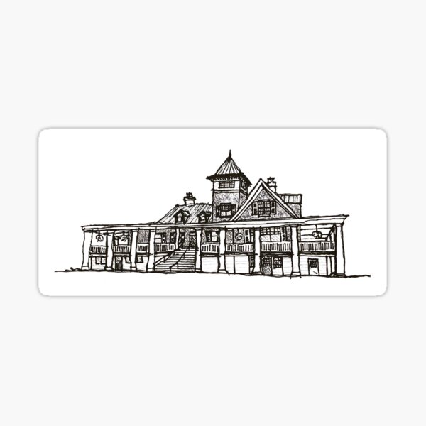 "Magnolia Plantation House" Sticker for Sale by HCB1 | Redbubble