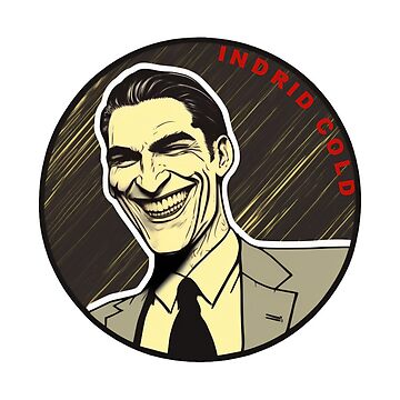 "Indrid Cold sticker" Sticker for Sale by Infinite-RH-Pod | Redbubble