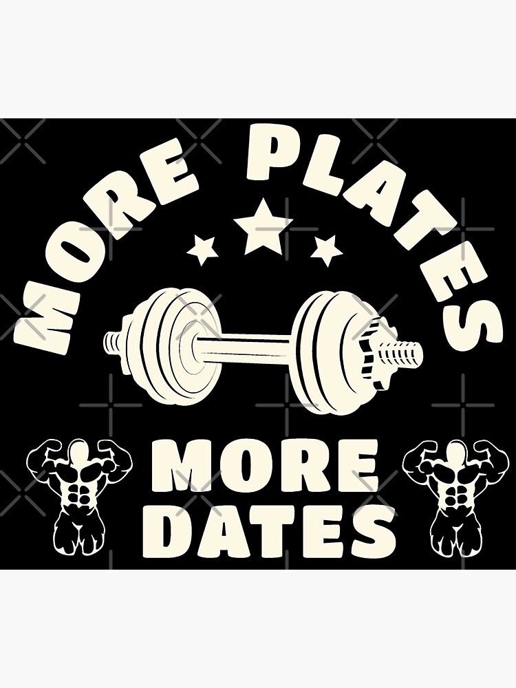 "More Plates More Dates" Sticker for Sale by frigamribe88 | Redbubble