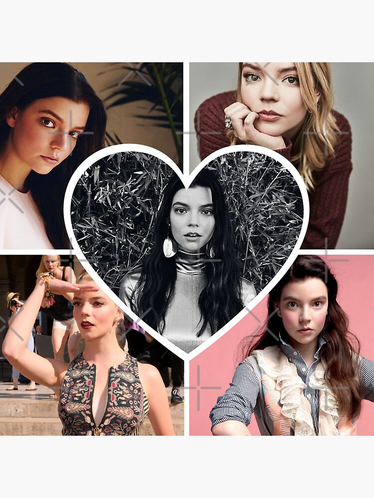 "Anya Taylor-Joy Actress Lovely Photo Collage" Sticker for Sale by ...