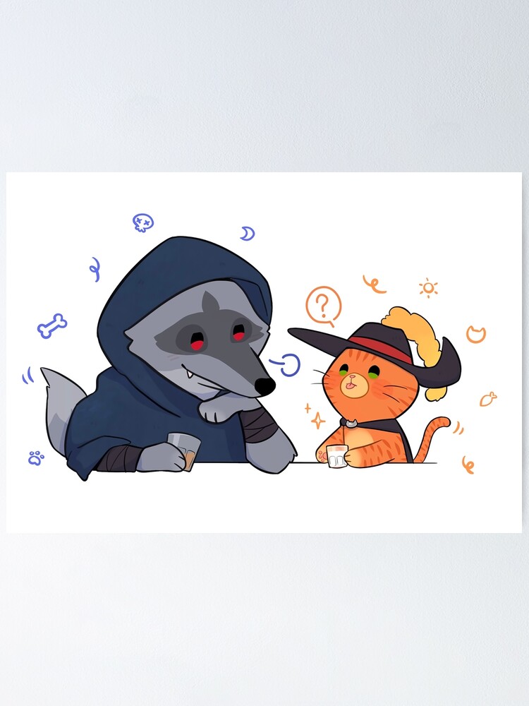 Poster « Le chat botté Le dernier souhait, le chat botté », par CaseKim ...