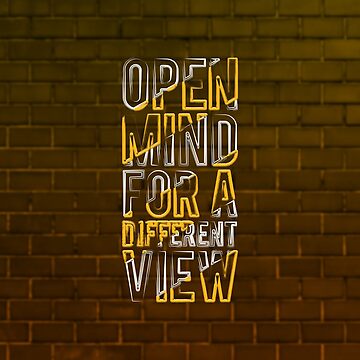 "Principles of Success: Open Mind for a Different View" Sticker for ...