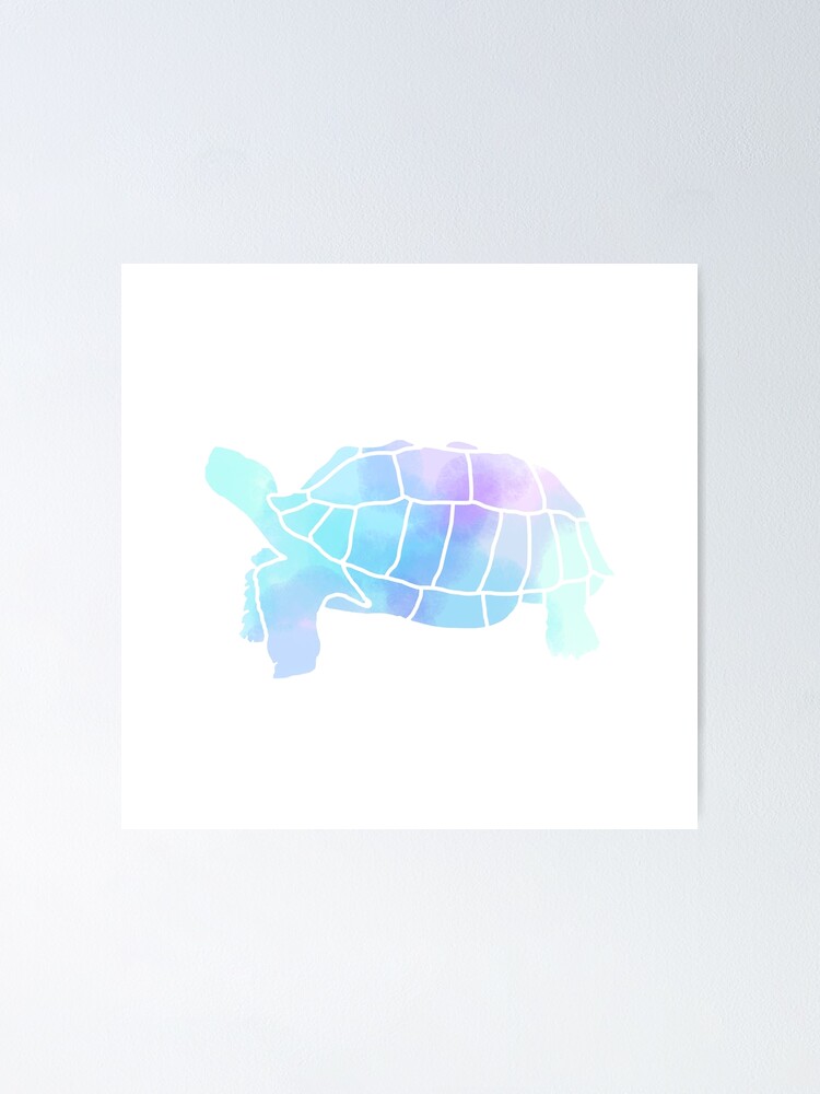 Póster «Silueta de Sulcata (acuarela)» de misimichu | Redbubble