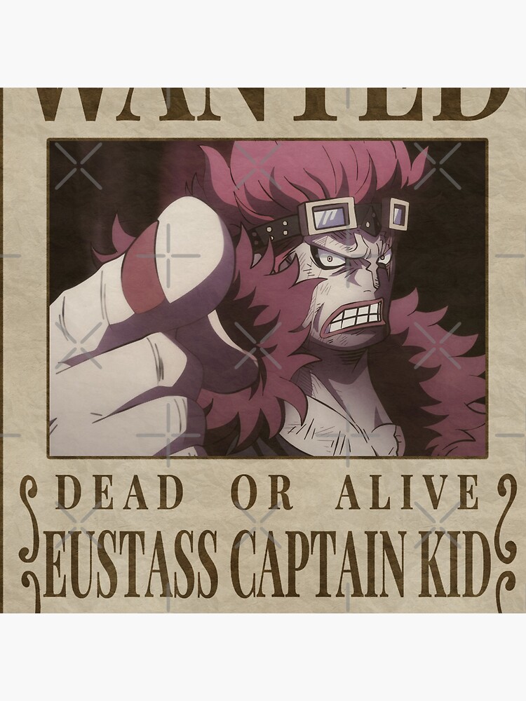 "Eustass Captain Kid Wanted poster one piece bounty (2023 updated price ...