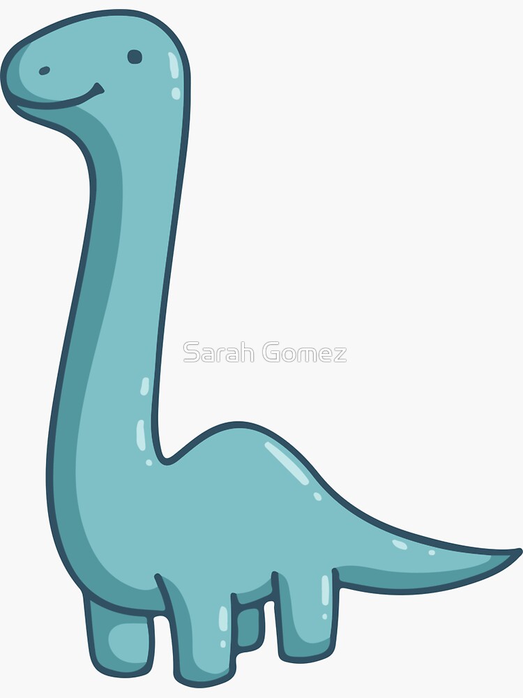 "brontosaurus" Sticker by fancypanda247 | Redbubble