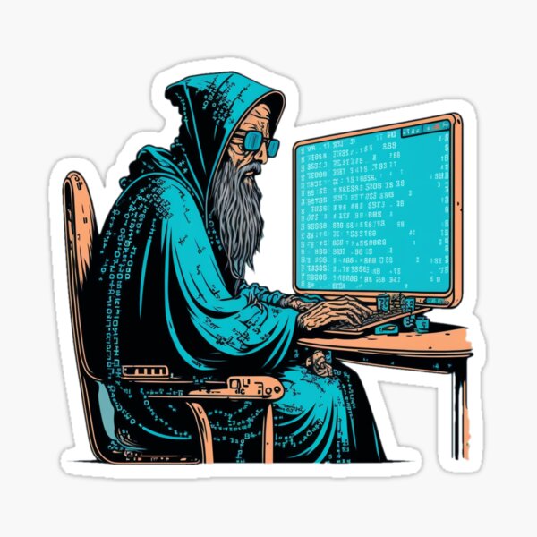 "Code Wizard - Show off your coding skills in style" Sticker for Sale ...