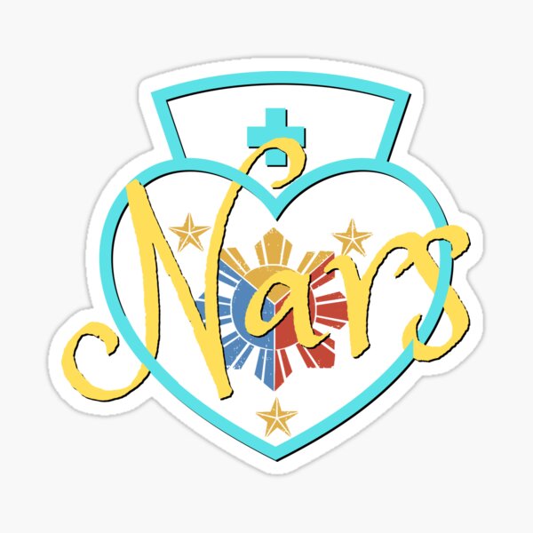 "Nars- The Filipino Nurse" Sticker for Sale by 7ARC | Redbubble