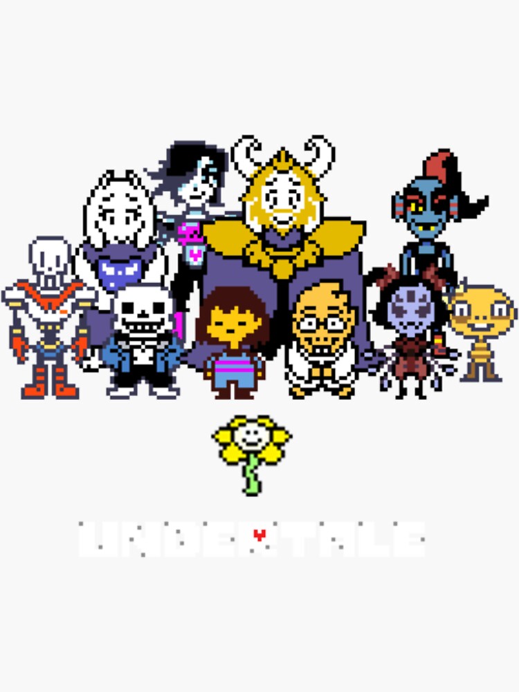 "Undertale " Sticker for Sale by aydonhui32 | Redbubble