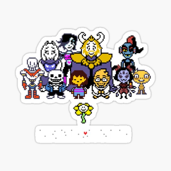 "Undertale " Sticker for Sale by aydonhui32 | Redbubble