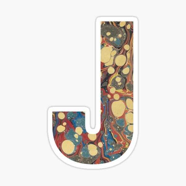 "Giant Marbled J" Sticker for Sale by AnimaliaStar | Redbubble